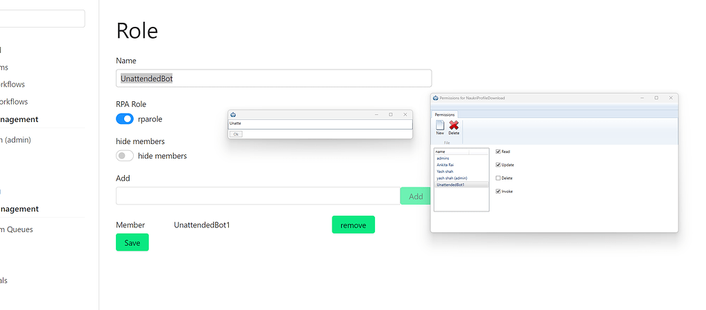Give project permission to a custom Role - OpenCore - OpenIAP
