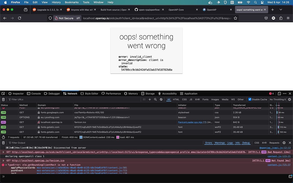 Dev build core-web project - what is the web client id expected - OpenCore - OpenIAP